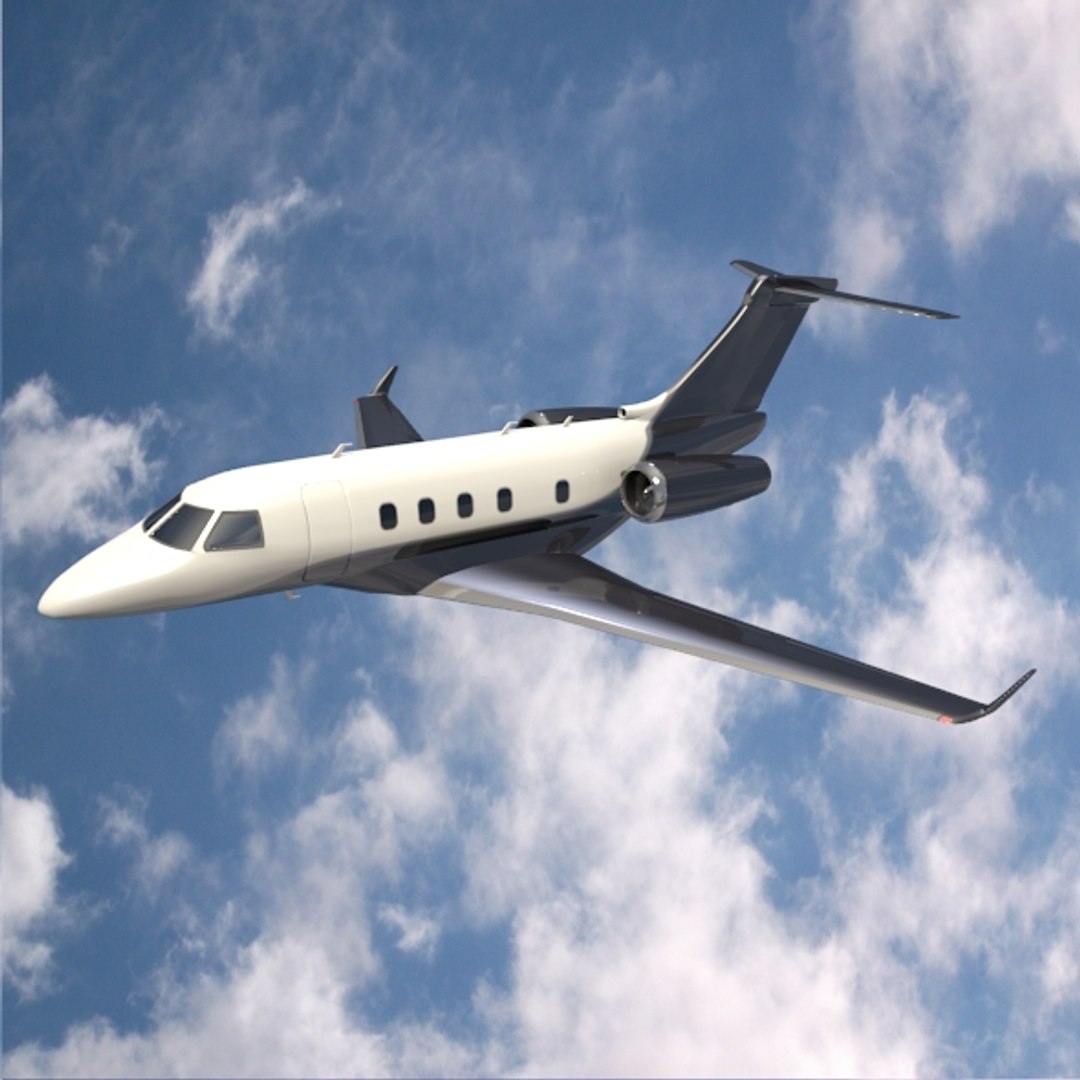 Private Embraer Jet 3d Model