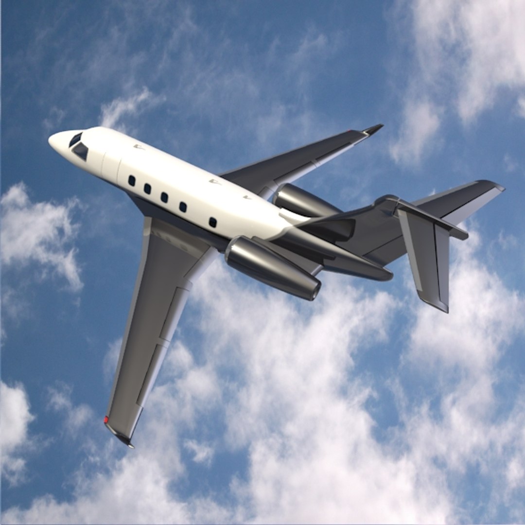 Private Embraer Jet 3d Model