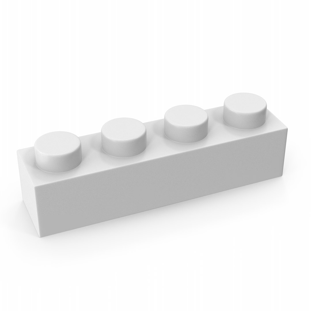 Toy Block 1x4 3D Model - TurboSquid 2372395