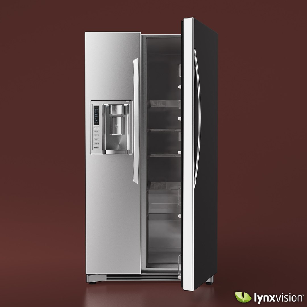 Refrigerator Lg 3d Model