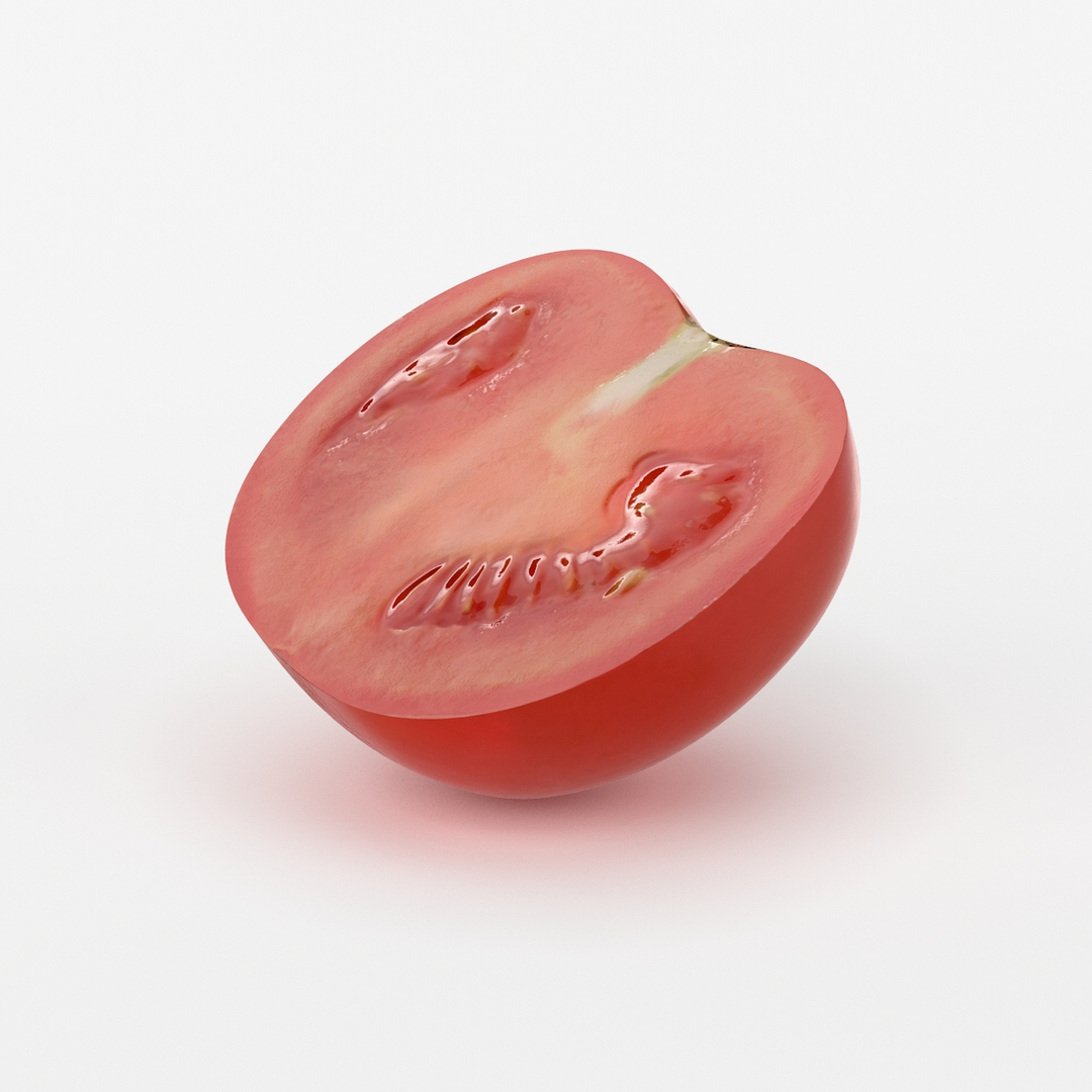 3d Max Realistic Tomato Real Vegetables