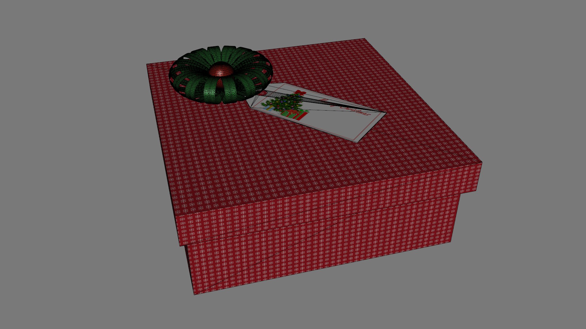 3D Model Gift Box Christmas Low-poly 3D Model - TurboSquid 2332192