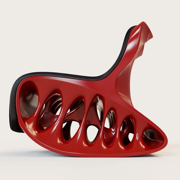 rocking chair cat 3d model