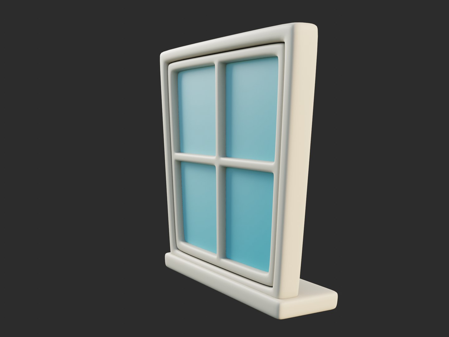 Cartoon Window 5b 3D Model - TurboSquid 1899518