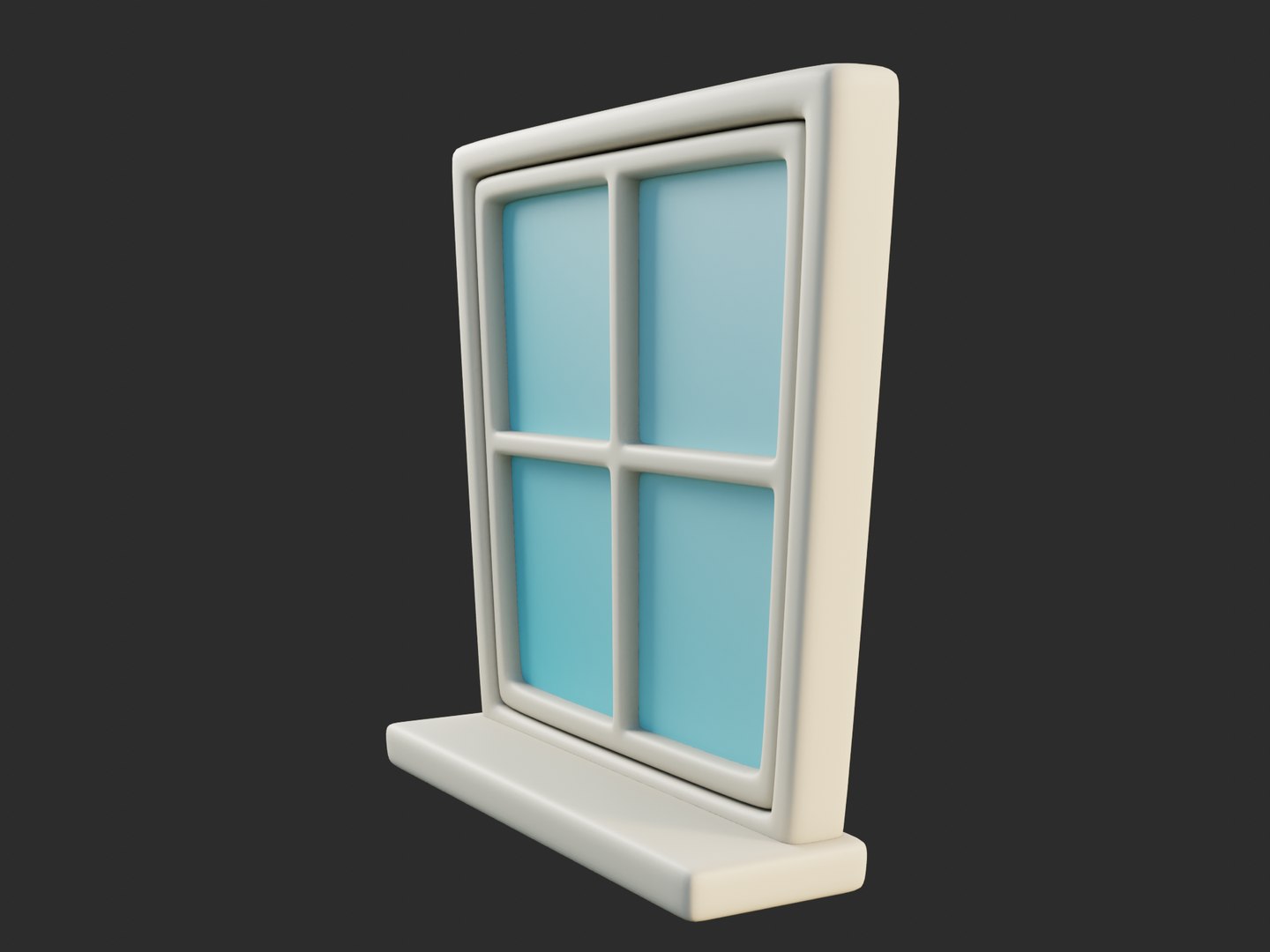 Cartoon Window 5b 3D Model - TurboSquid 1899518