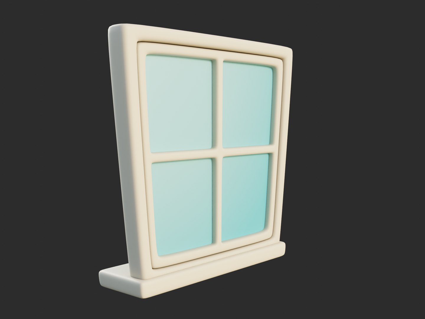 Cartoon Window 5b 3D Model - TurboSquid 1899518