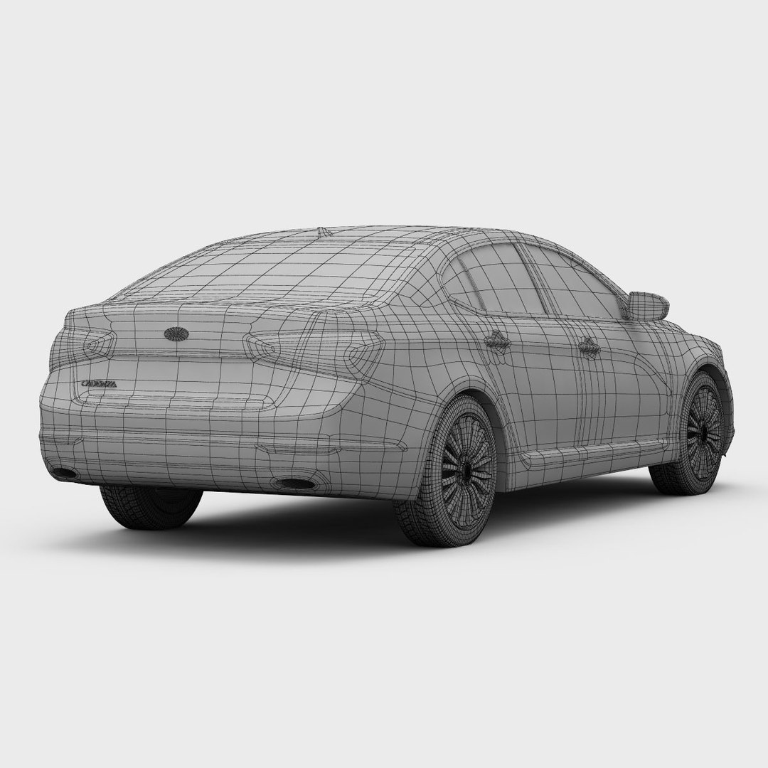 Kia Cadenza Limited Luxury 3d Model