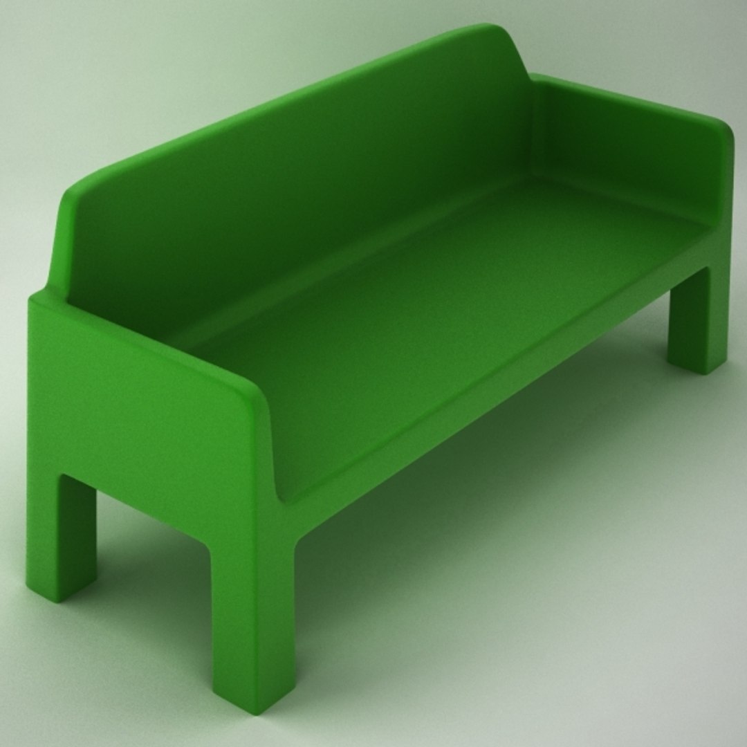 3d armchair object sofa model