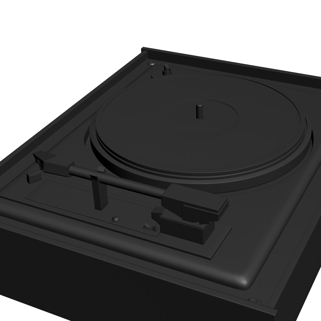 Vinyl Turntable Printing Model - TurboSquid 1245311