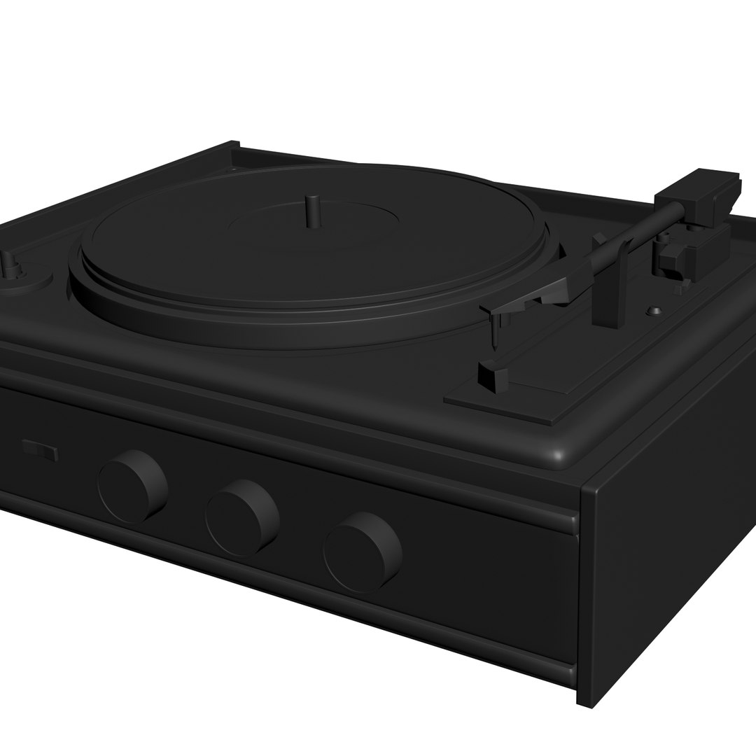 Vinyl Turntable Printing Model - TurboSquid 1245311