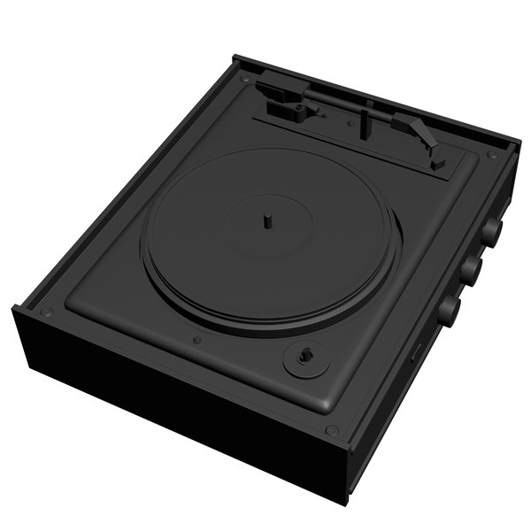 Vinyl turntable printing model - TurboSquid 1245311
