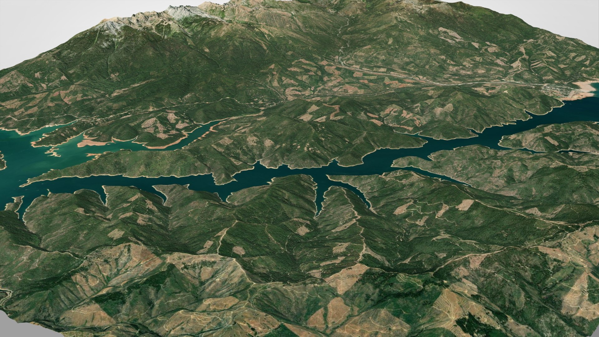 3D Trinity Lake California United States Model - TurboSquid 2535754