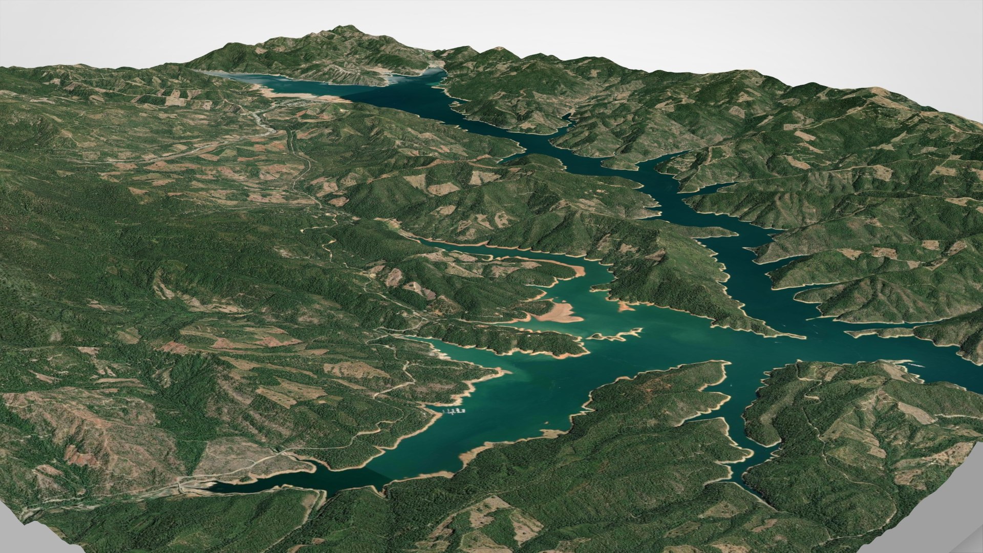 3D Trinity Lake California United States Model - TurboSquid 2535754