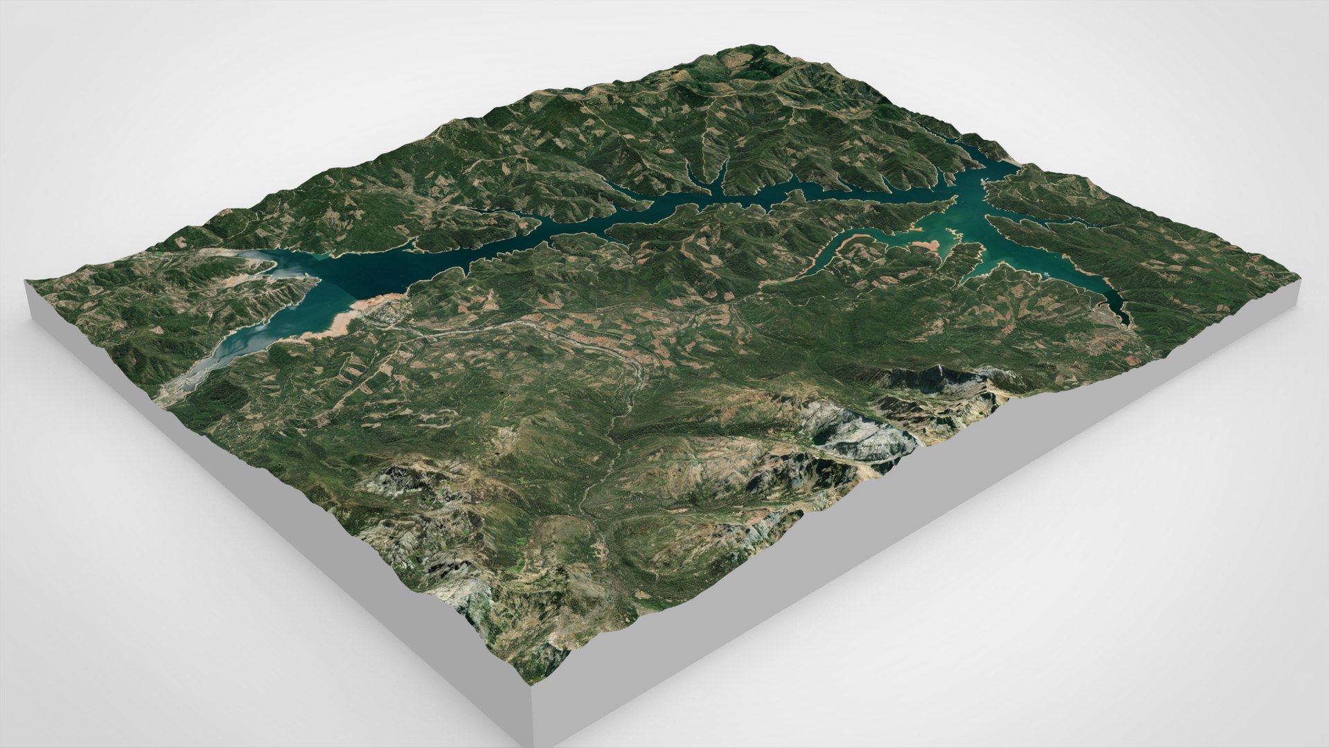 3D Trinity Lake California United States Model - TurboSquid 2535754