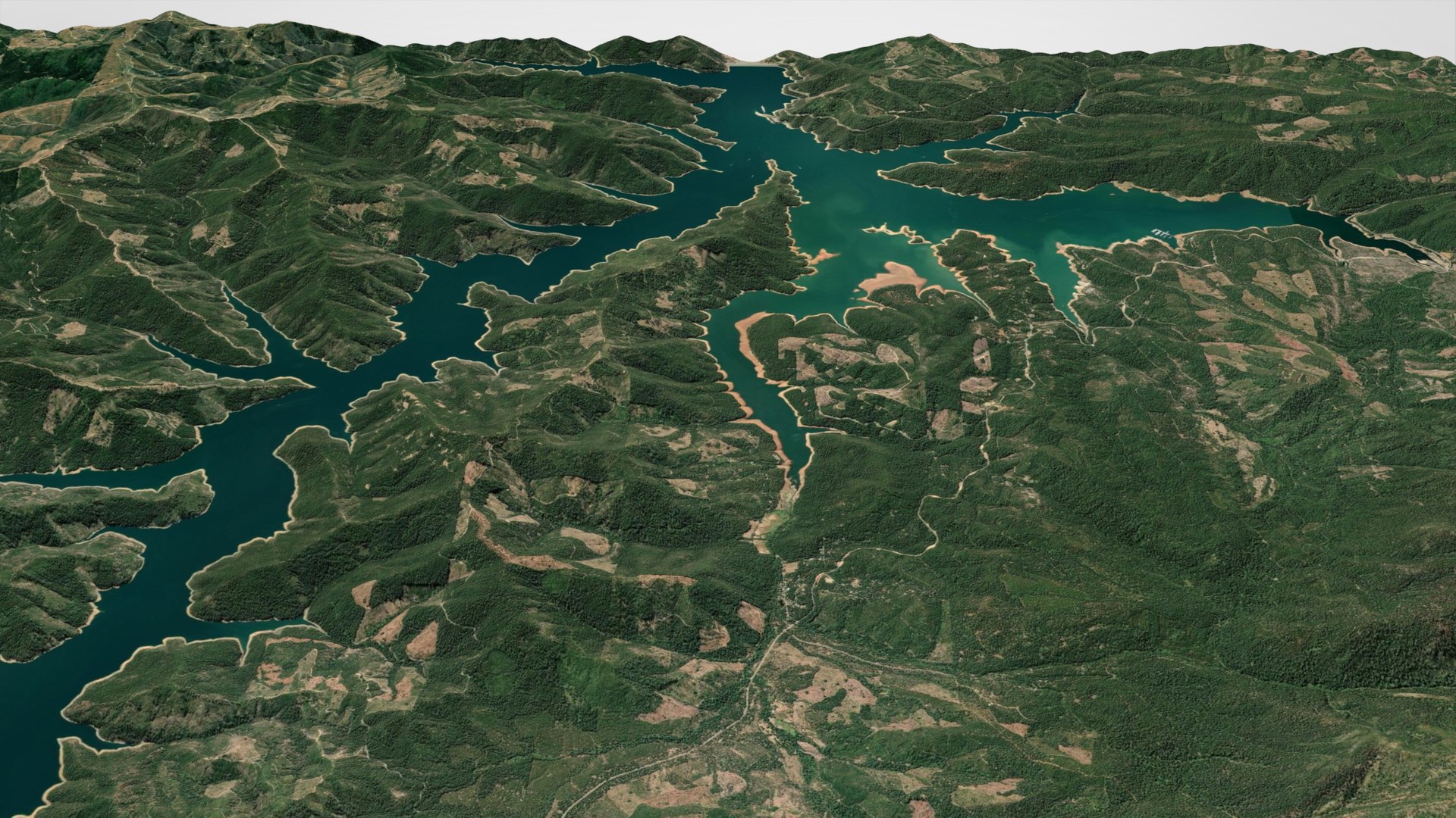 3D Trinity Lake California United States Model - TurboSquid 2535754