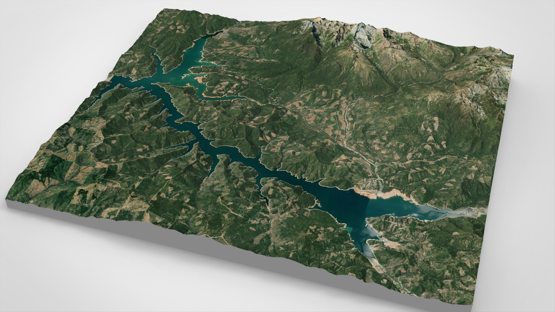 3D Trinity Lake California United States Model - TurboSquid 2535754