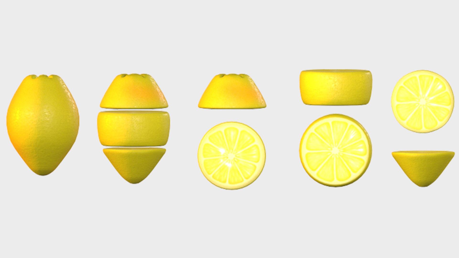 3D Toy Fruits Model - TurboSquid 2194223