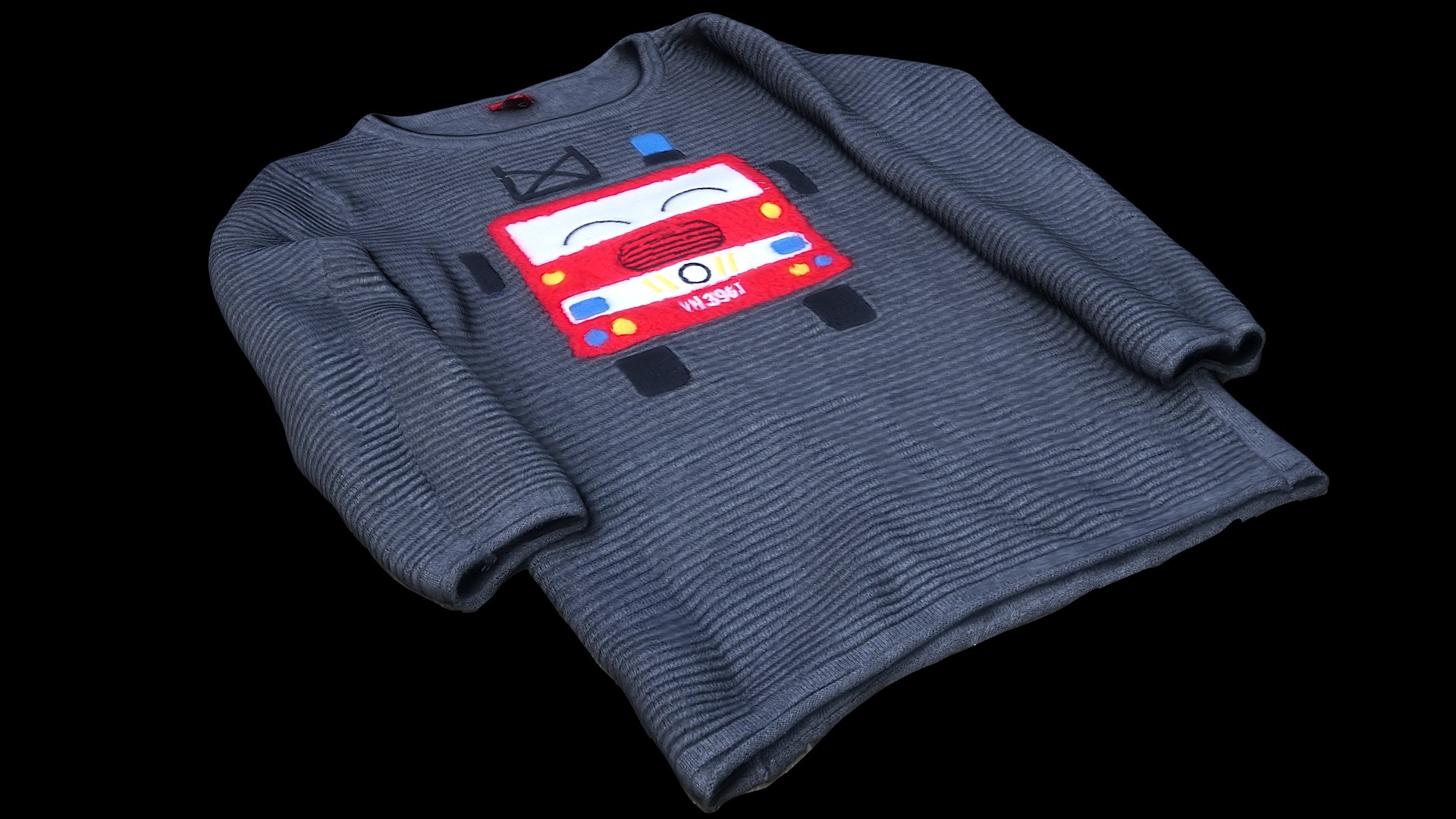 3D childrens sweater jumper model - TurboSquid 1467807
