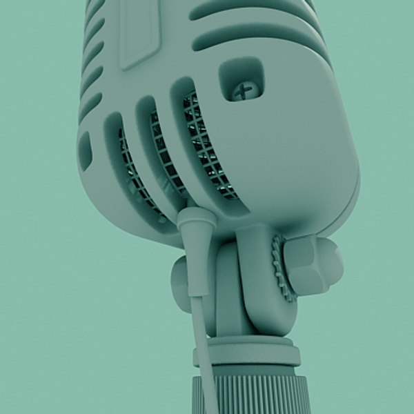 3ds max radio microphone mic