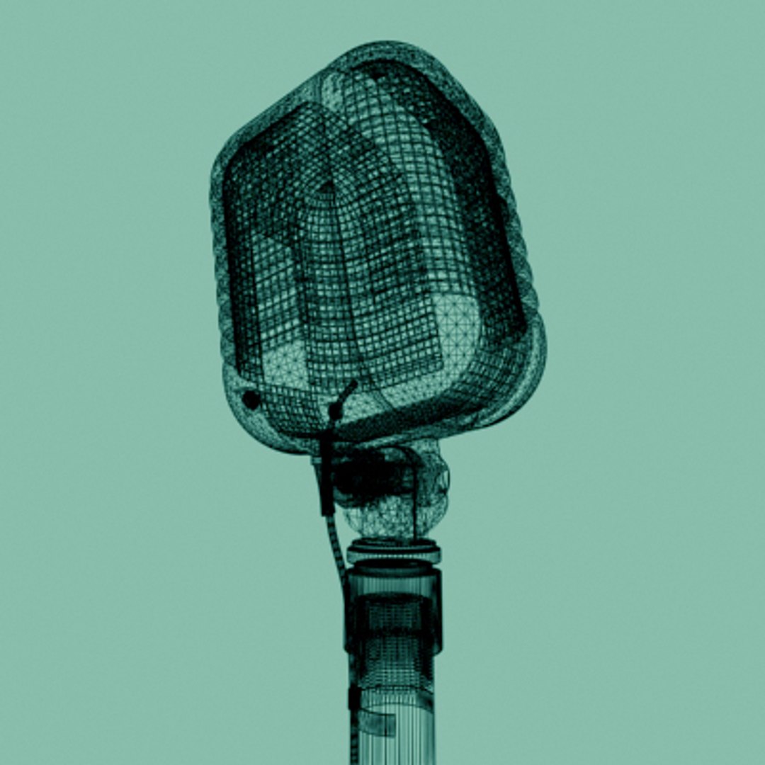 3ds Max Radio Microphone Mic