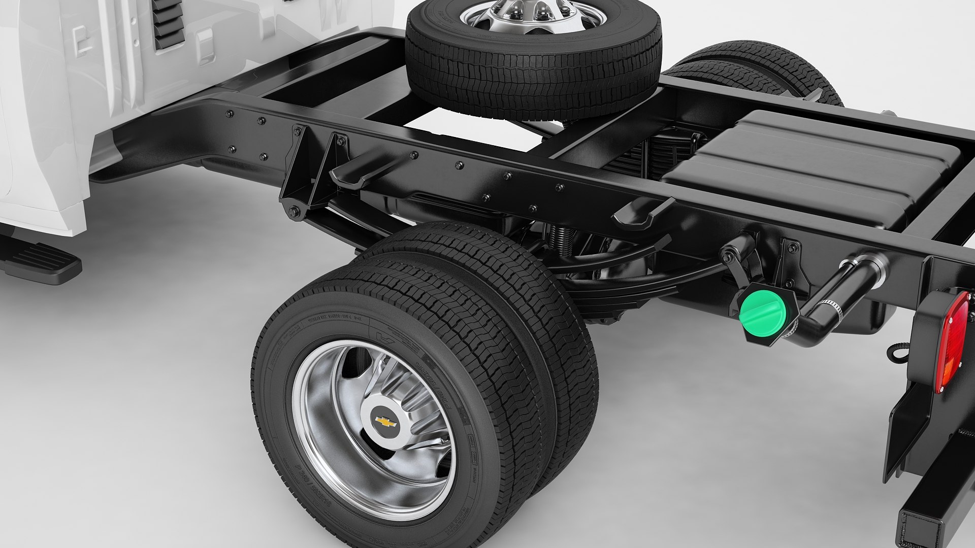 Chevrolet Silverado 3500 HD 2021 Chassis 02 model - TurboSquid 1782353