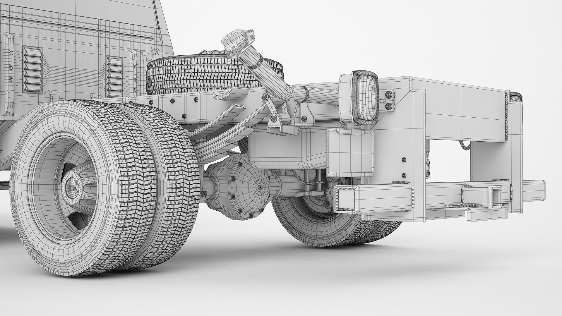 Chevrolet Silverado 3500 HD 2021 Chassis 02 model - TurboSquid 1782353