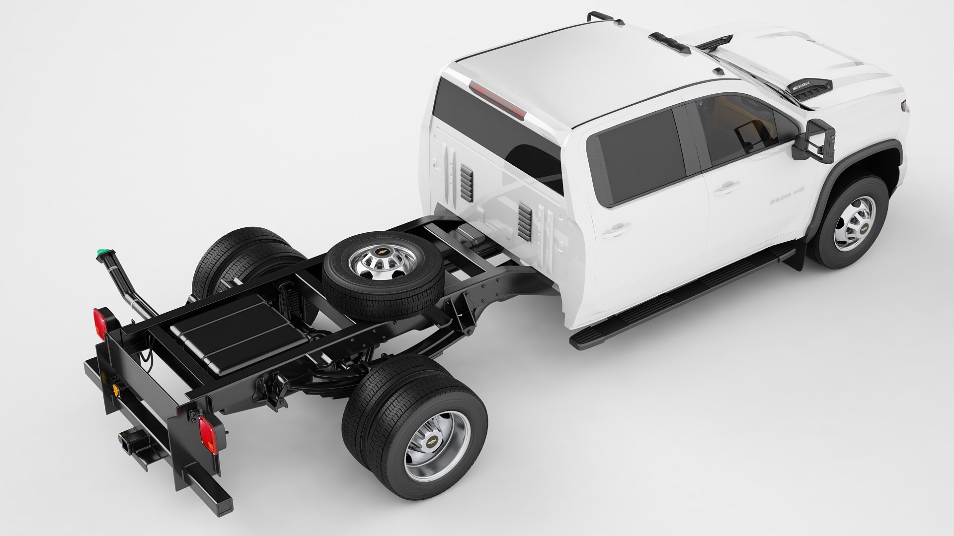 Chevrolet Silverado 3500 HD 2021 Chassis 02 model - TurboSquid 1782353