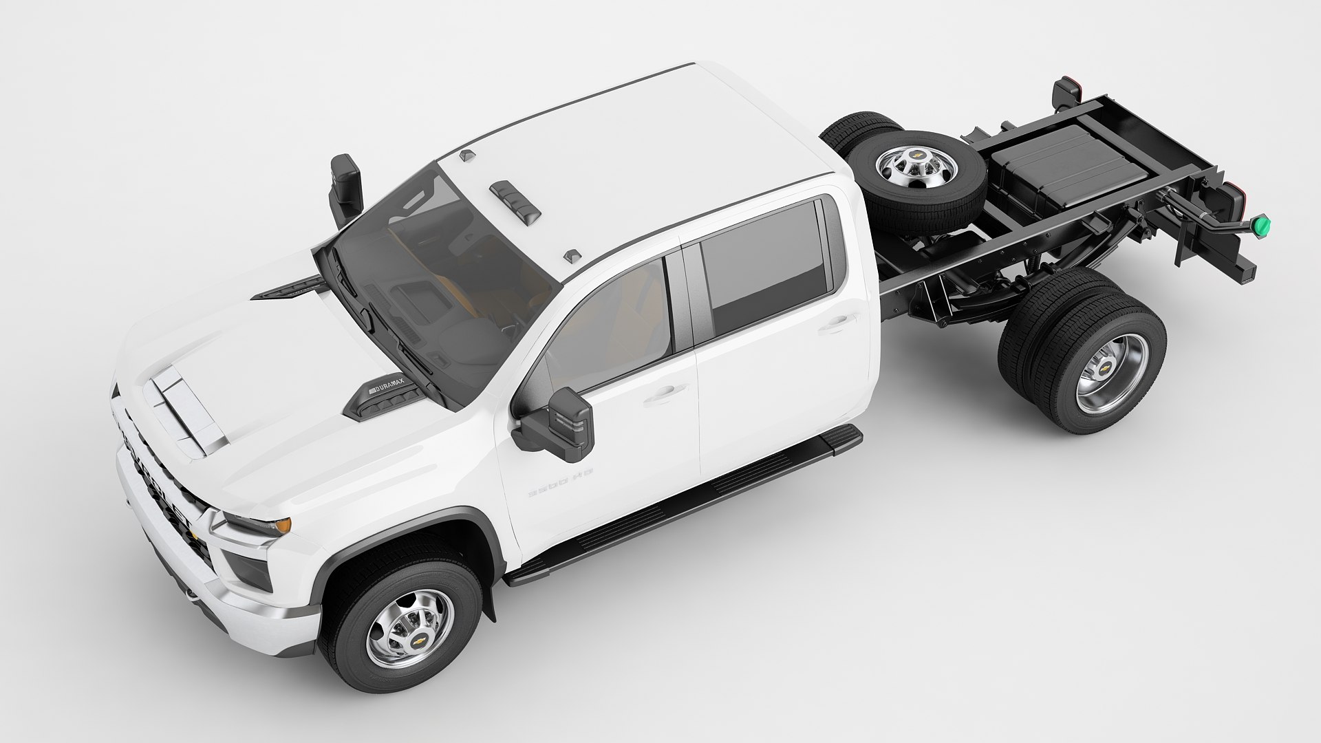 Chevrolet Silverado 3500 HD 2021 Chassis 02 model - TurboSquid 1782353