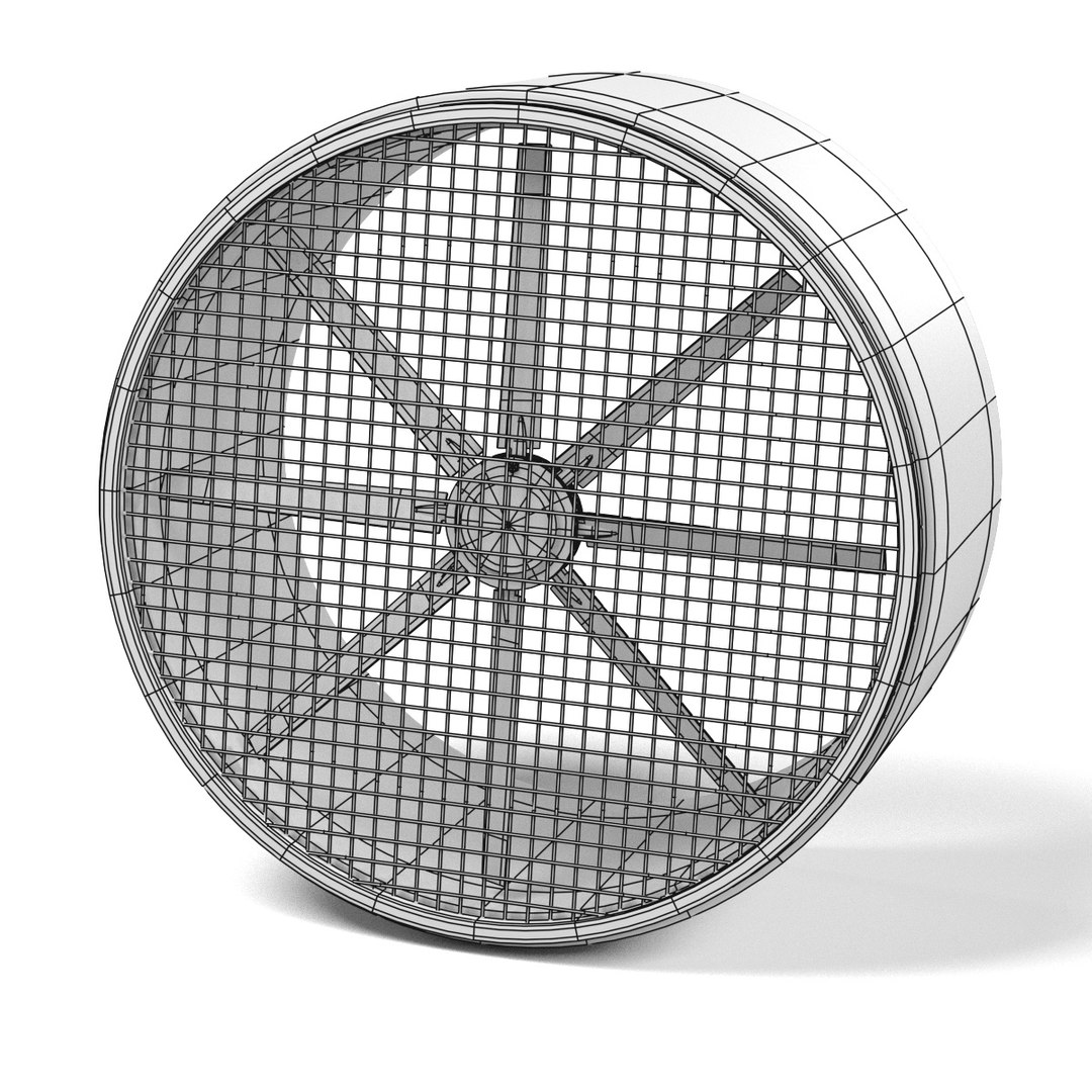 Large Fan 3d Model