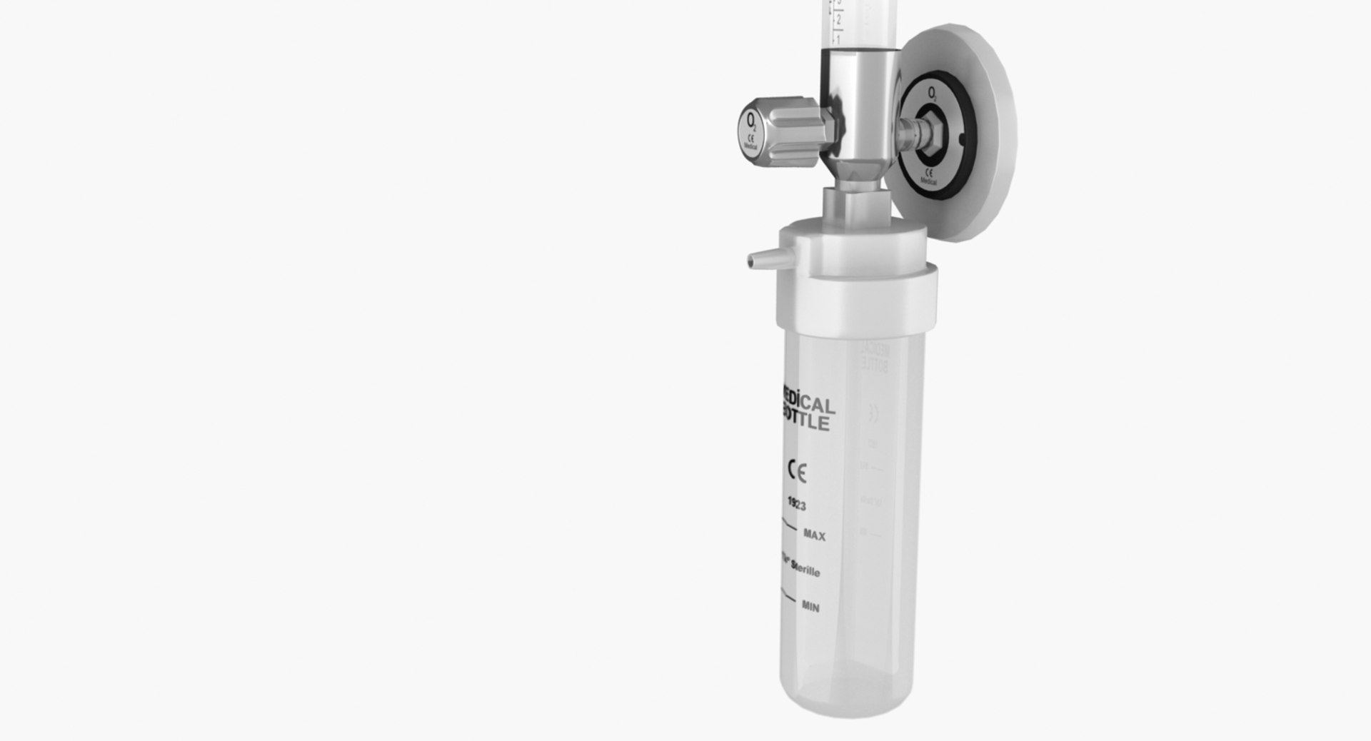 Oxygen Vac Flowmeter 3D Model - TurboSquid 1328990