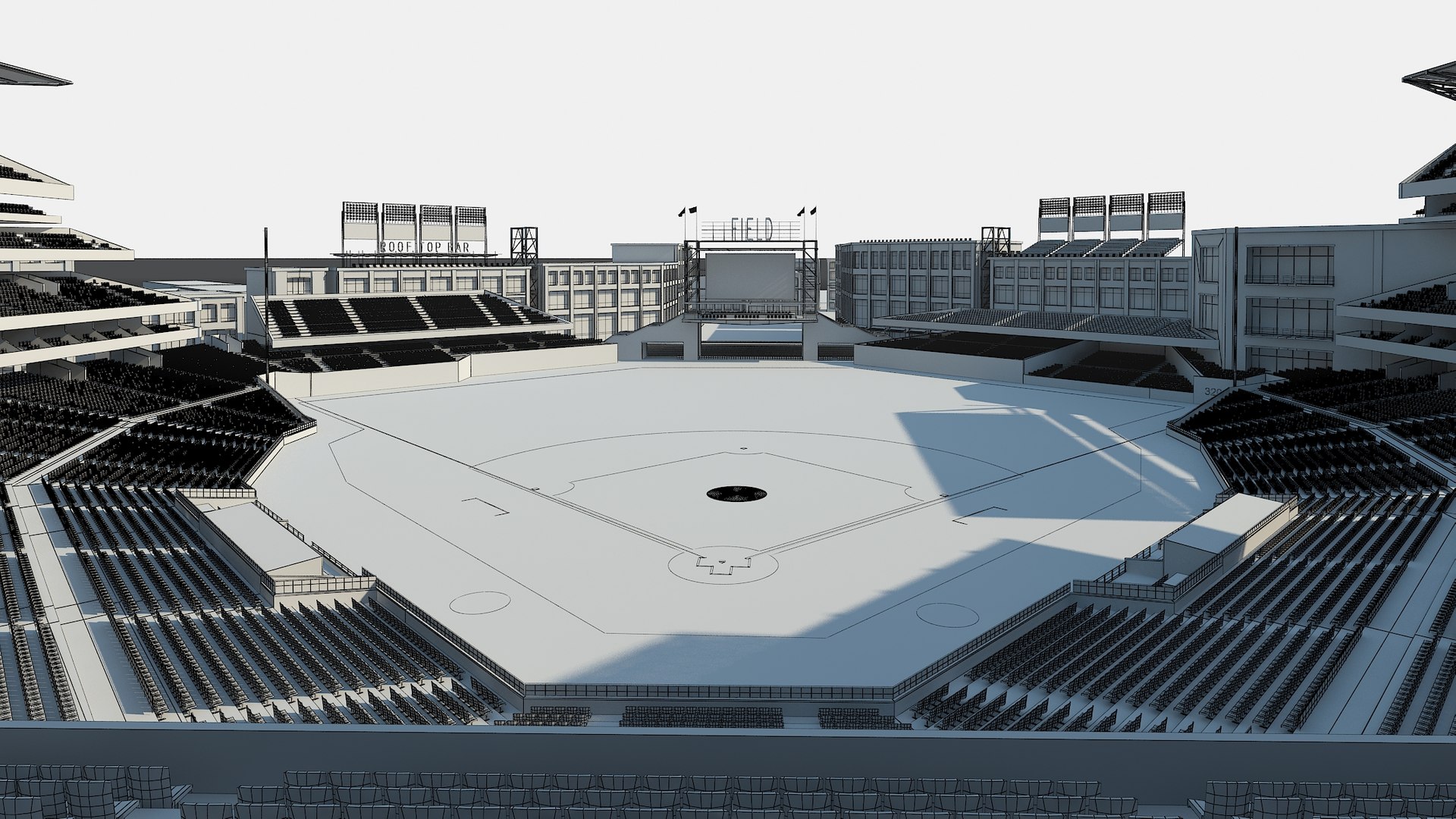 3D Baseball Stadium - TurboSquid 1778907