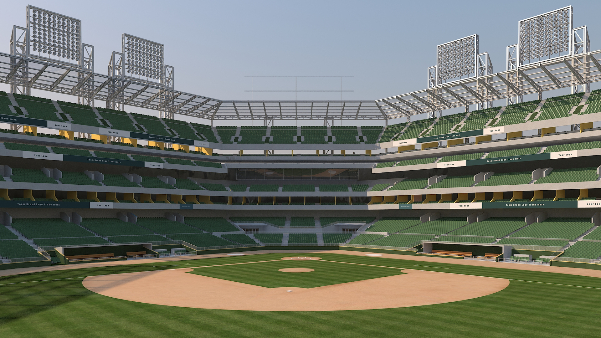 3D baseball stadium - TurboSquid 1778907