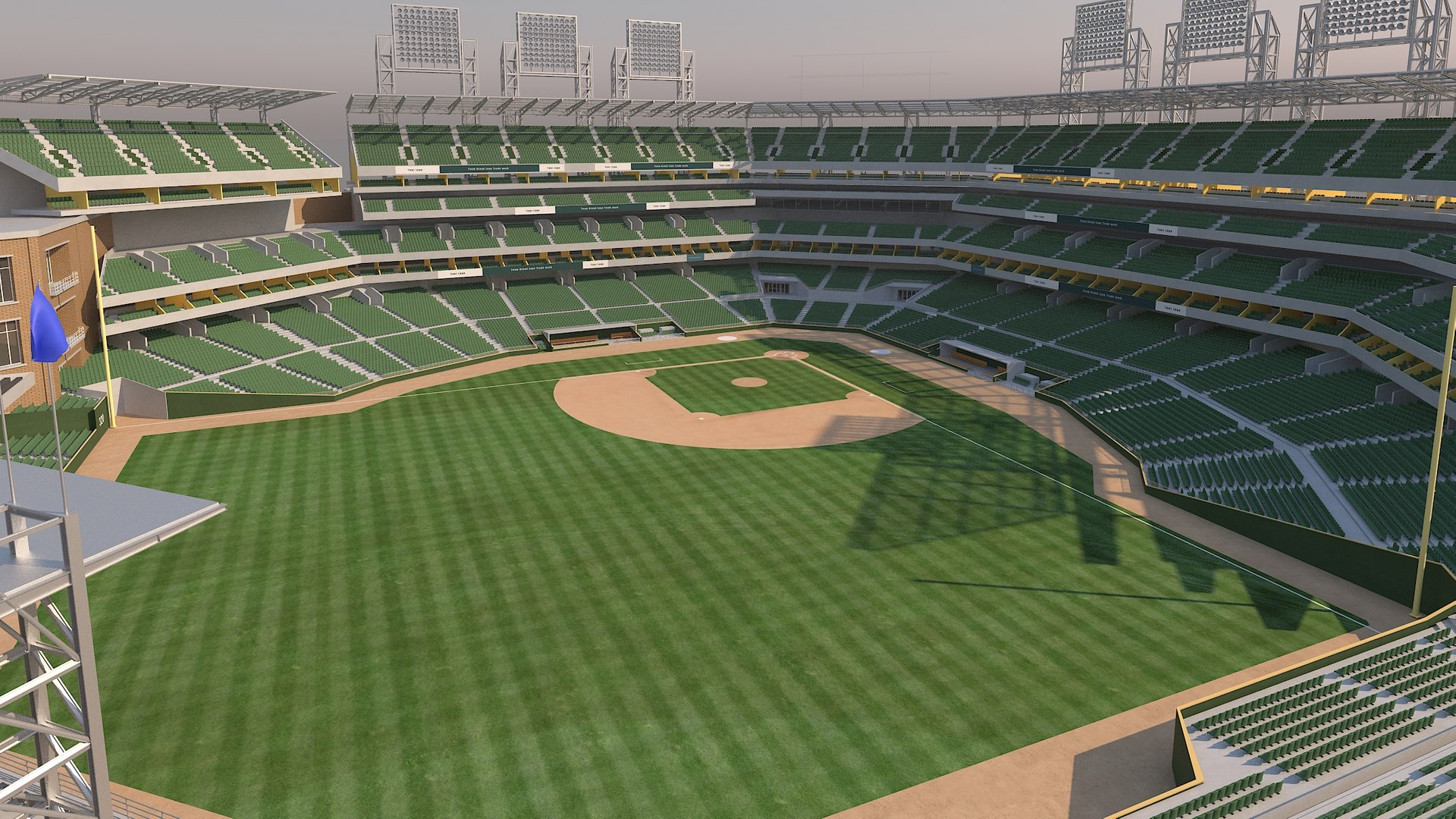 3D Baseball Stadium - TurboSquid 1778907
