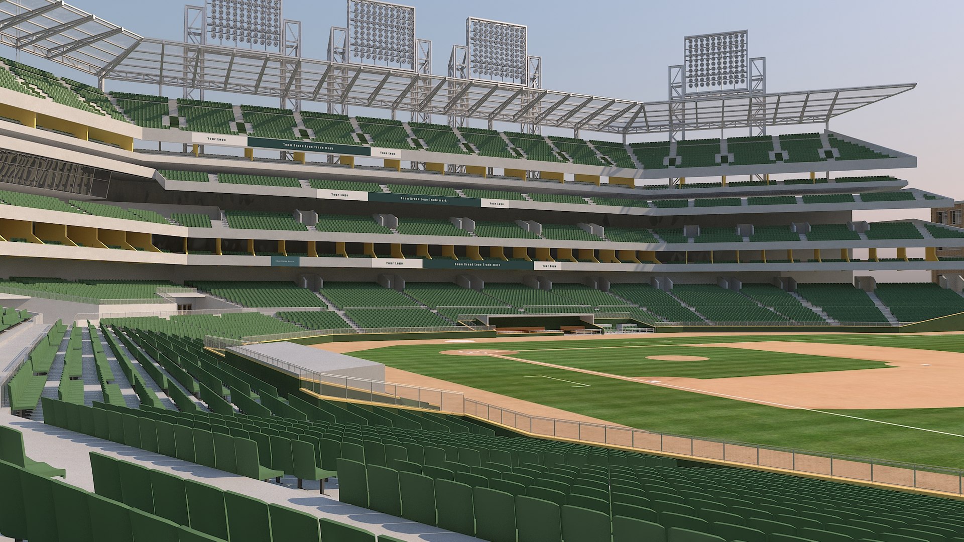 3D Baseball Stadium - TurboSquid 1778907