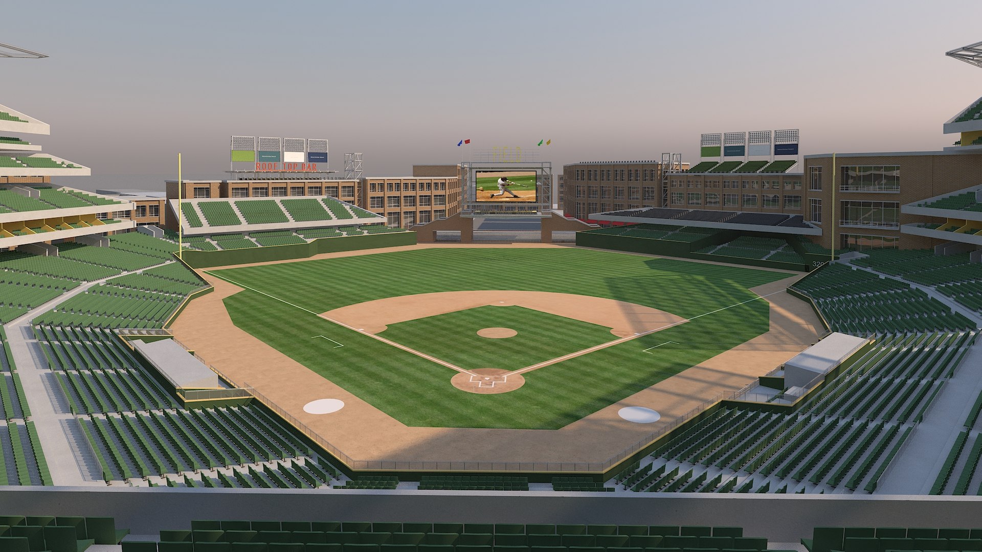 3D Baseball Stadium - TurboSquid 1778907