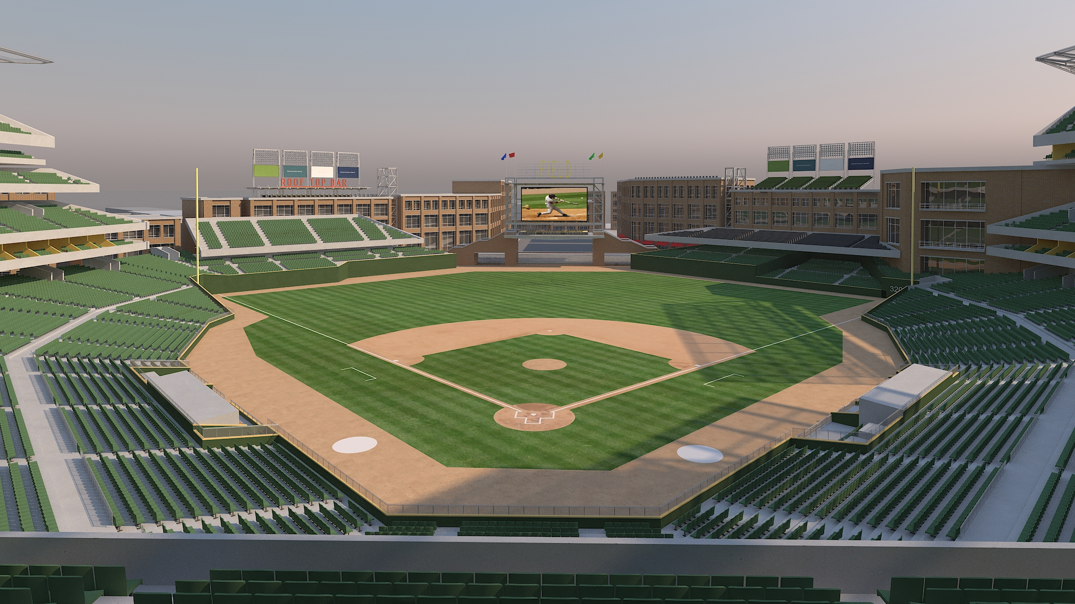 3D baseball stadium - TurboSquid 1778907