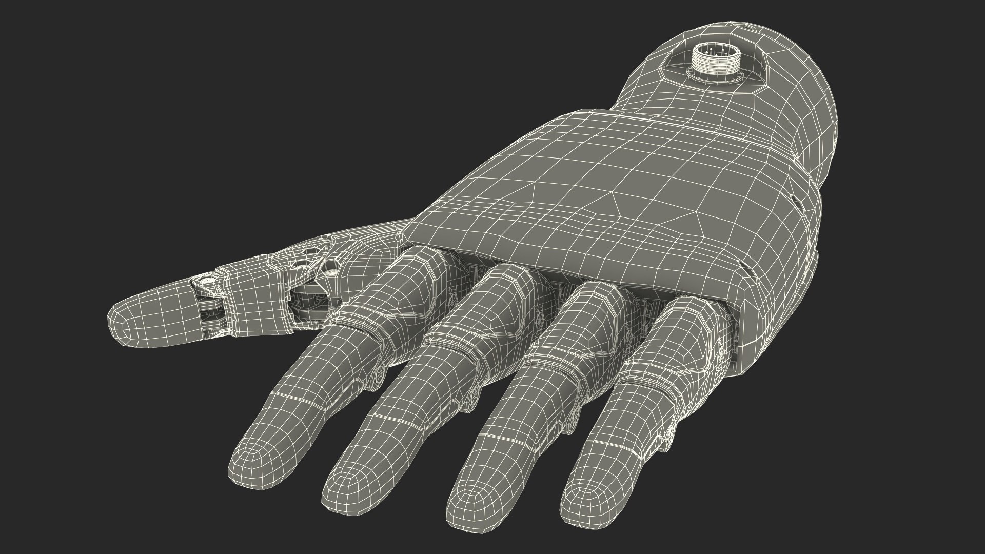 3D Dexterous Robotic Hand Left Rigged For Maya - TurboSquid 2330639