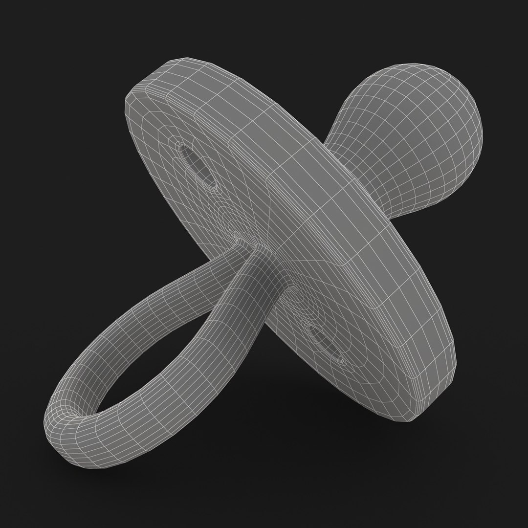 Realistic Pacifier 3ds