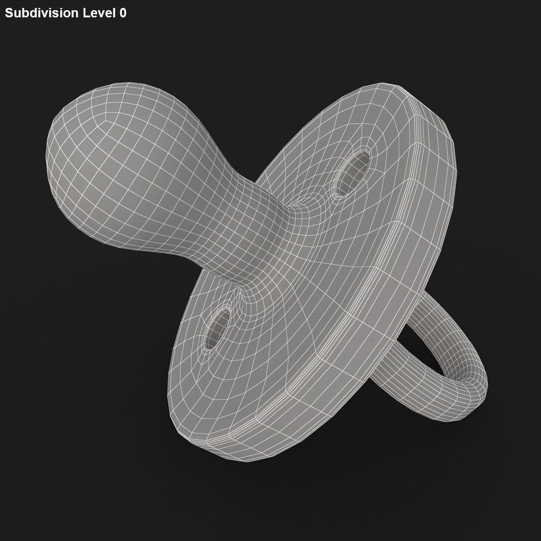 Realistic Pacifier 3ds