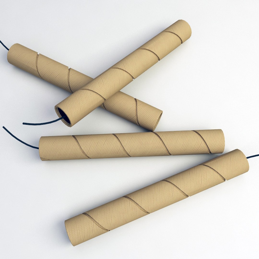 dynamite modelled 3d model