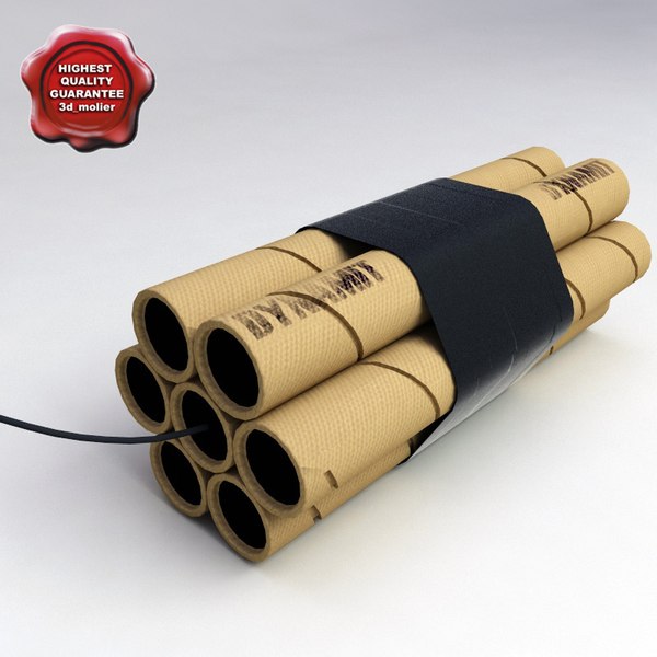 Dynamite 3D Models for Download | TurboSquid