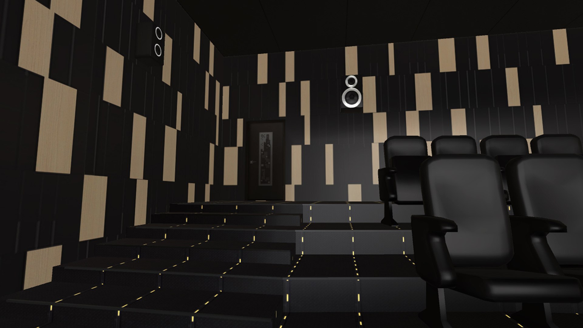 3D Modern Cinema Hall 06 Model - TurboSquid 1757390