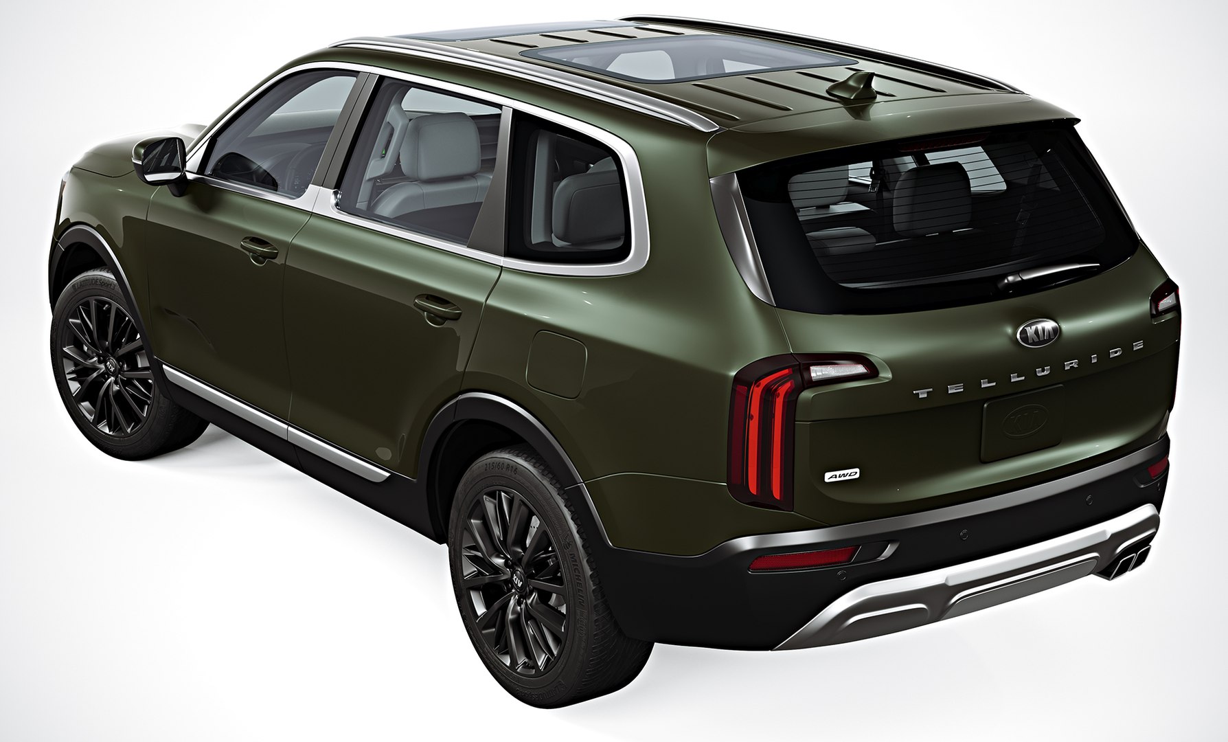 3D 2020 Kia Telluride - TurboSquid 1438191