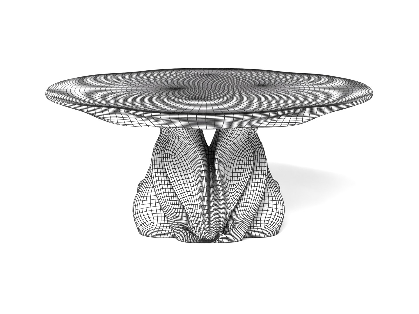 3D Organic Futuristic Table - TurboSquid 2512880