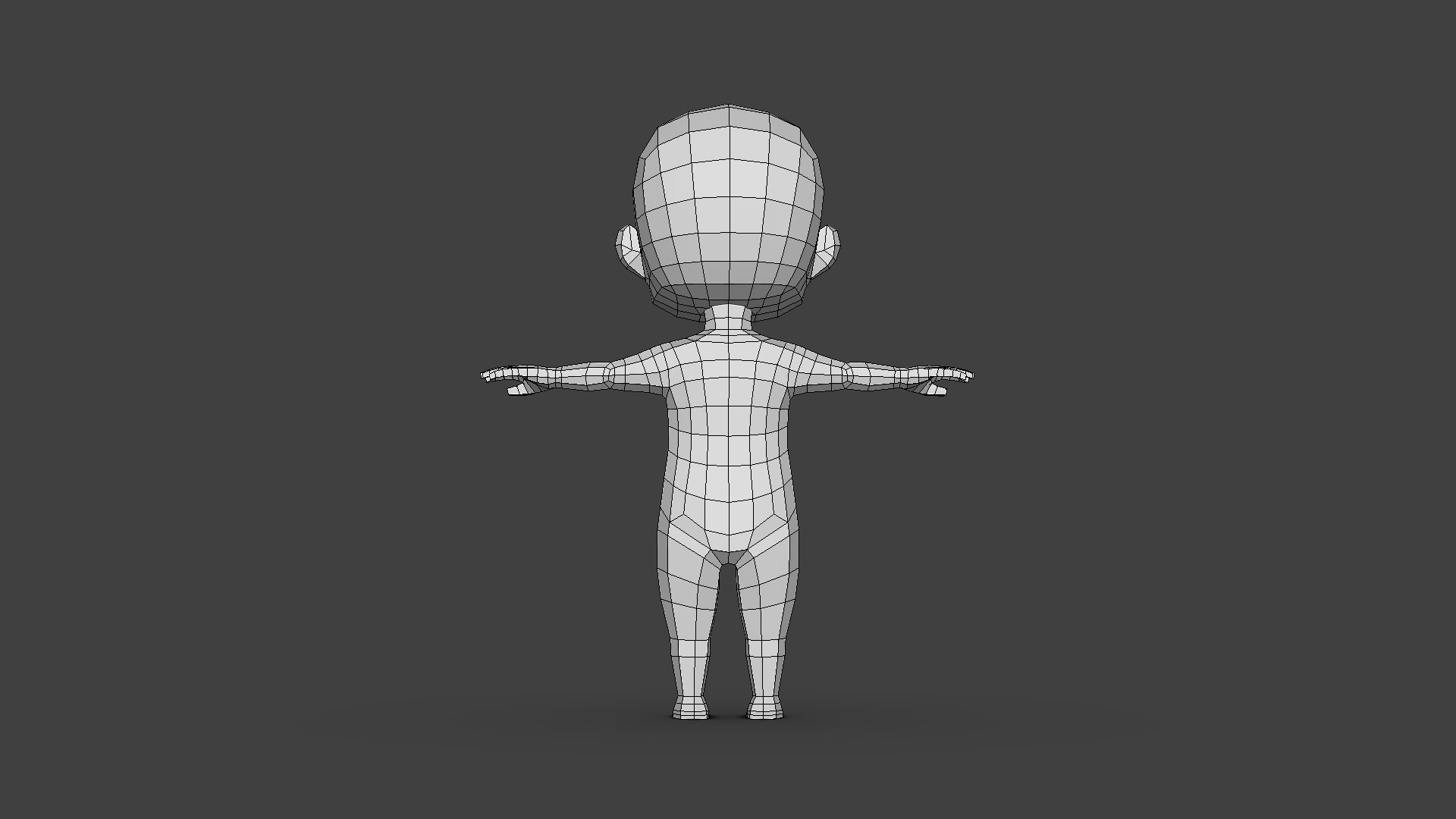3D Character - Boy Base Mesh Model - TurboSquid 1560577