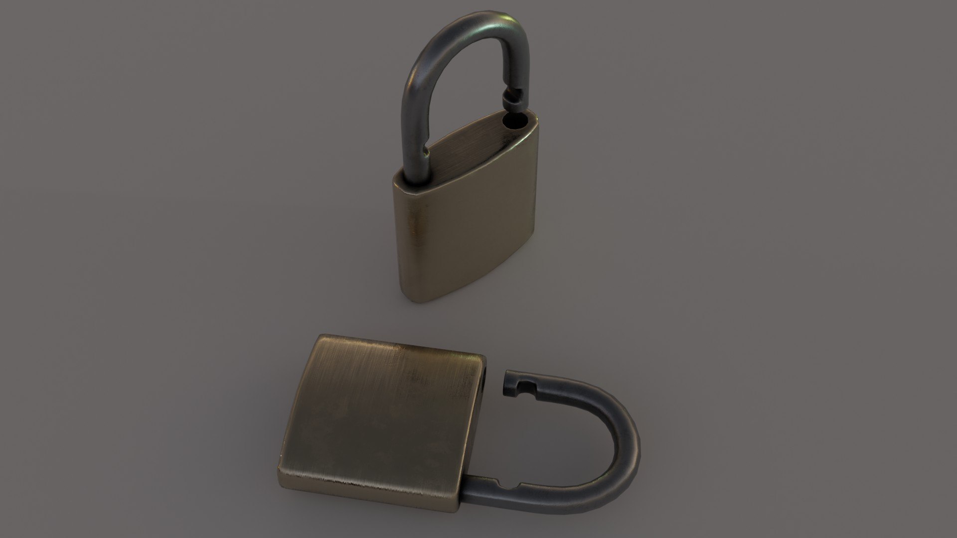 Padlock 3D Model - TurboSquid 1987345