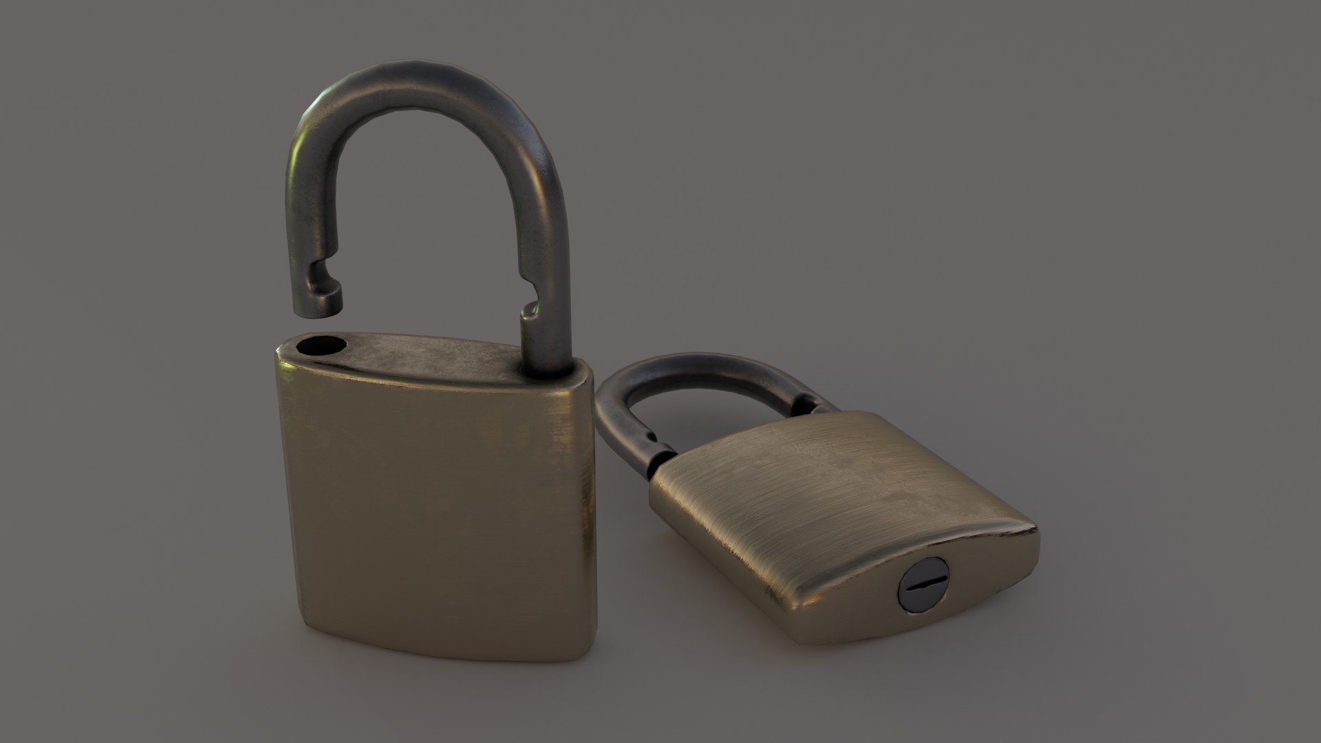 Padlock 3D Model - TurboSquid 1987345