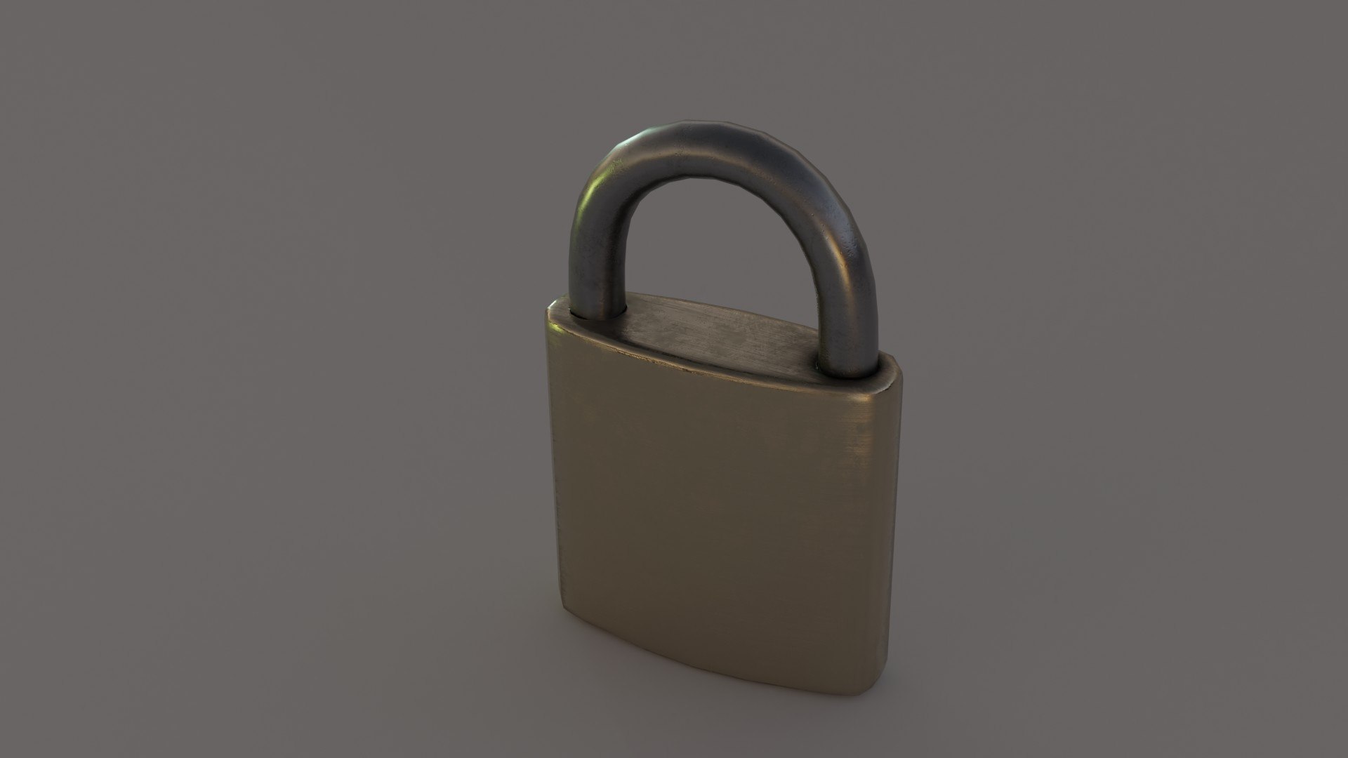 Padlock 3D Model - TurboSquid 1987345