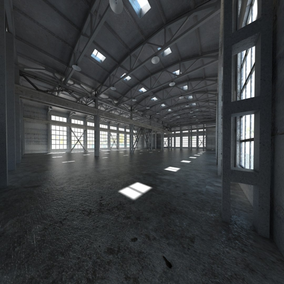 3d Model Factory Interior