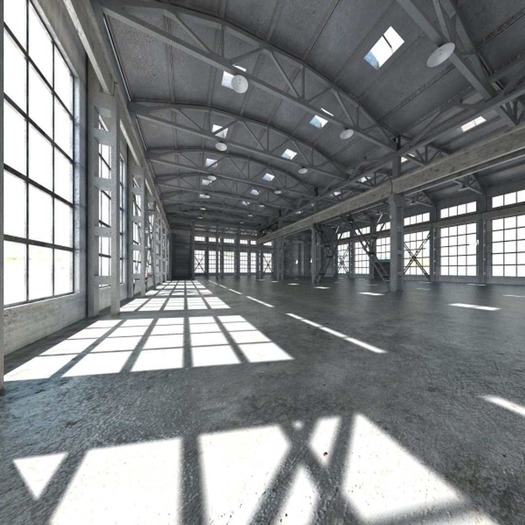 3d Model Factory Interior